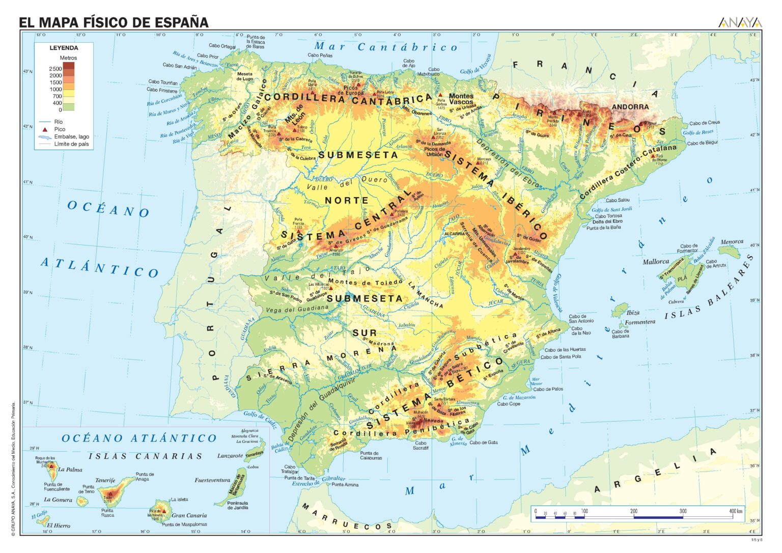 Características del relieve español y su diversidad geográfica - Ecoarmonia