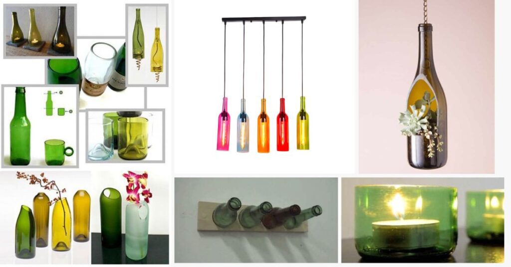 Creativas formas de reutilizar botellas de cristal - Ecoarmonia